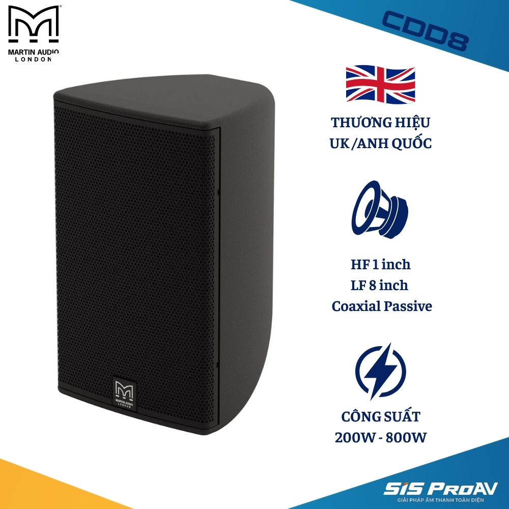Loa Martin Audio CDD8 chất lượng chính hạng SIS ProAV