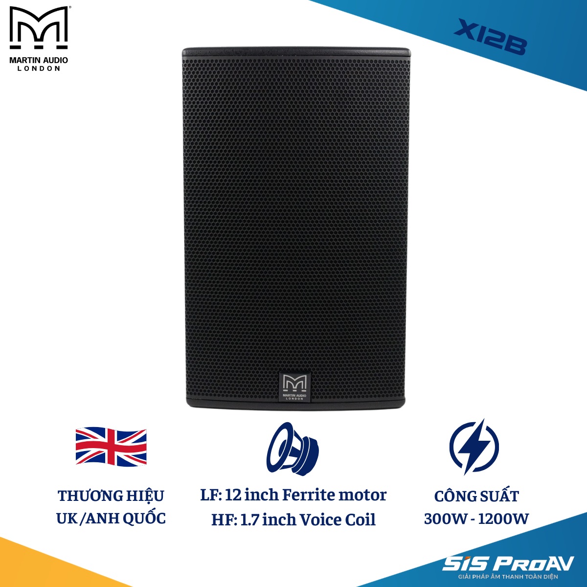 Loa karaoke Martin Blackline X12 chính hãng giá tốt SIS ProAV