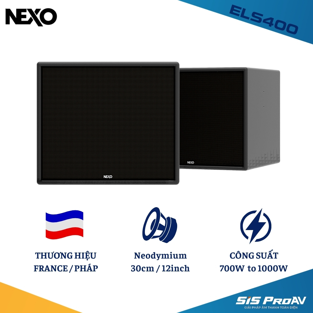 Loa Sub Nexo eLS400 giá tốt chính hãng tại SIS ProAV
